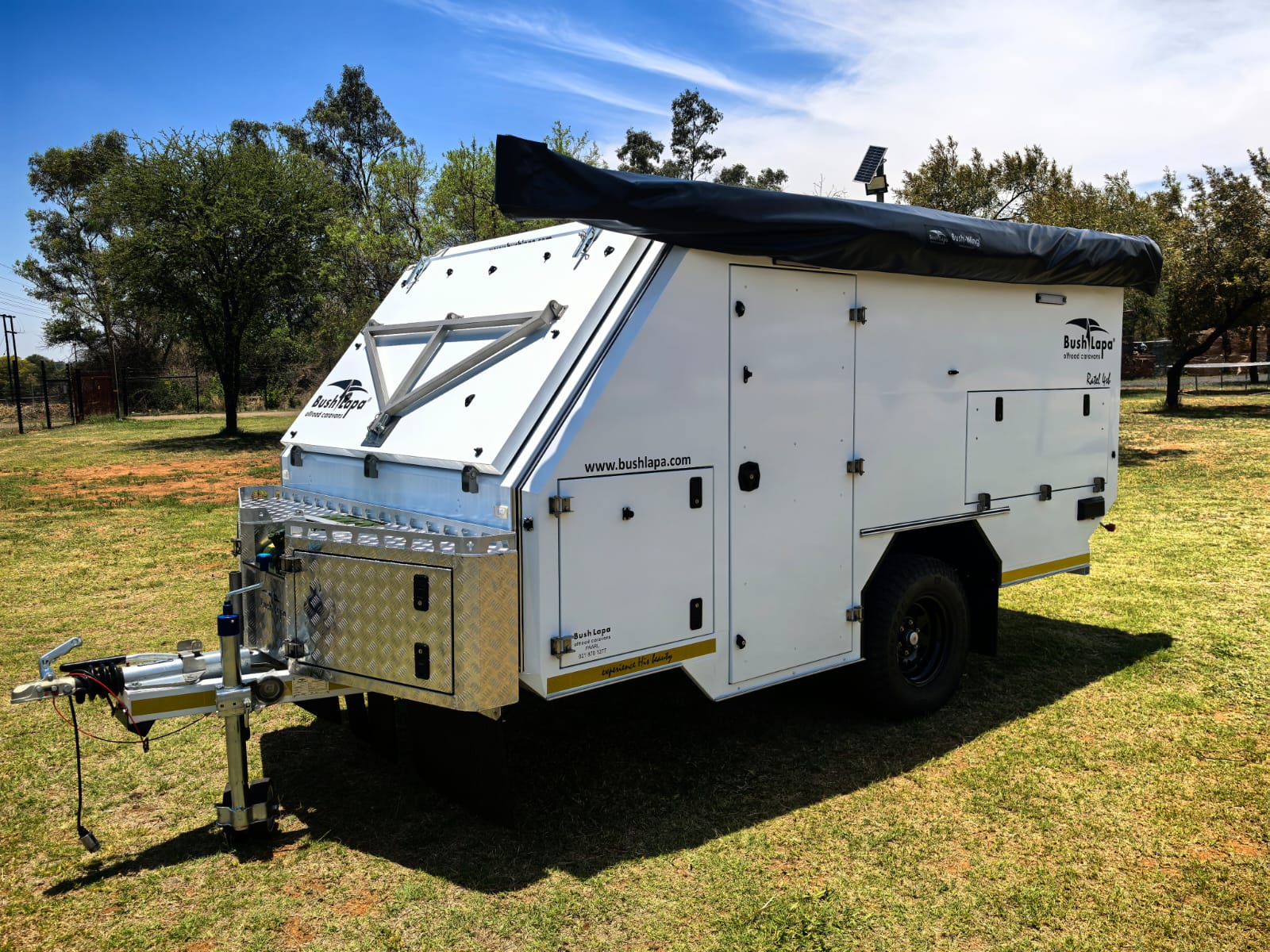 Caravan Hire Pretoria: Bushlapa Ratel 4 SB | Kampi.co.za