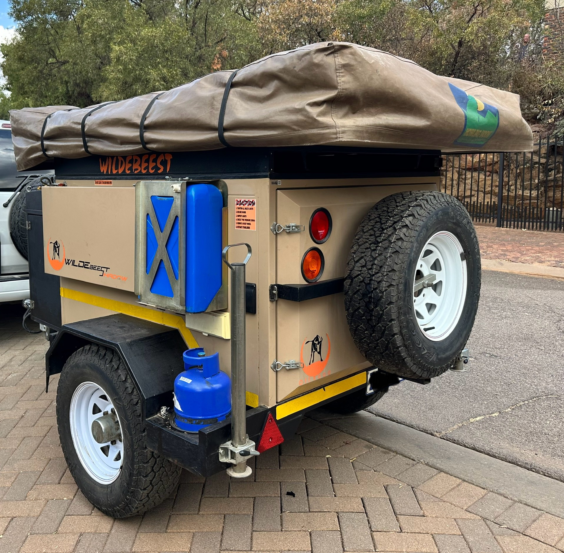 Caravan Hire Pretoria: Wildebees Kalfie | Kampi.co.za